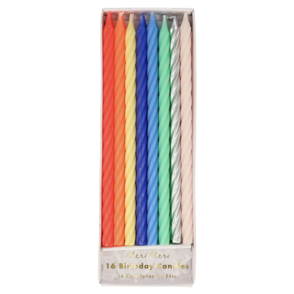 Multicolor Twisted Candles - Empire Cake